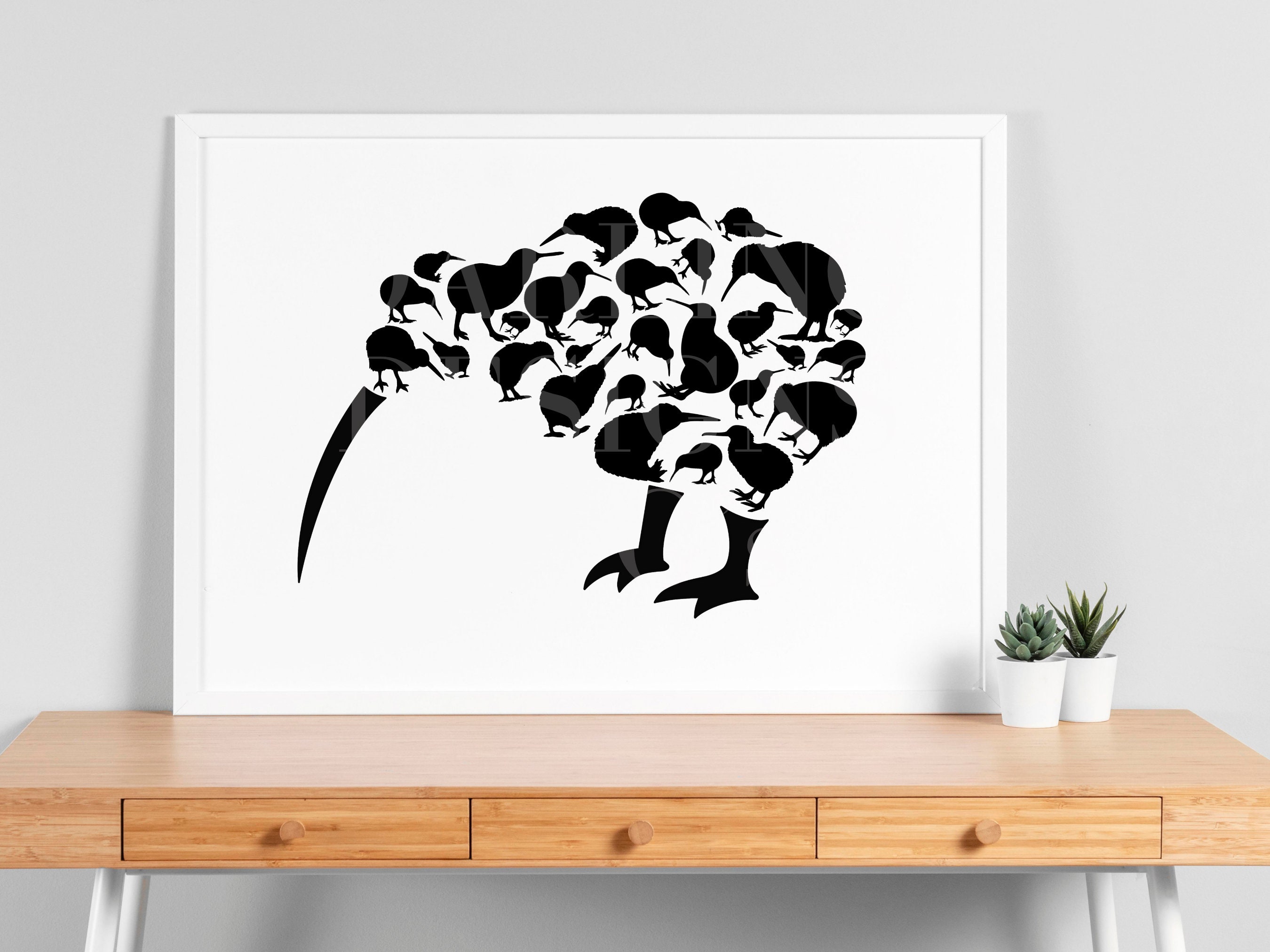 Kiwi SVG, Kiwi Shape Outline, New Zealand Clipart, Māori Svg, All Black ...