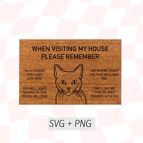 When Visiting My House Please Remember - Etsy