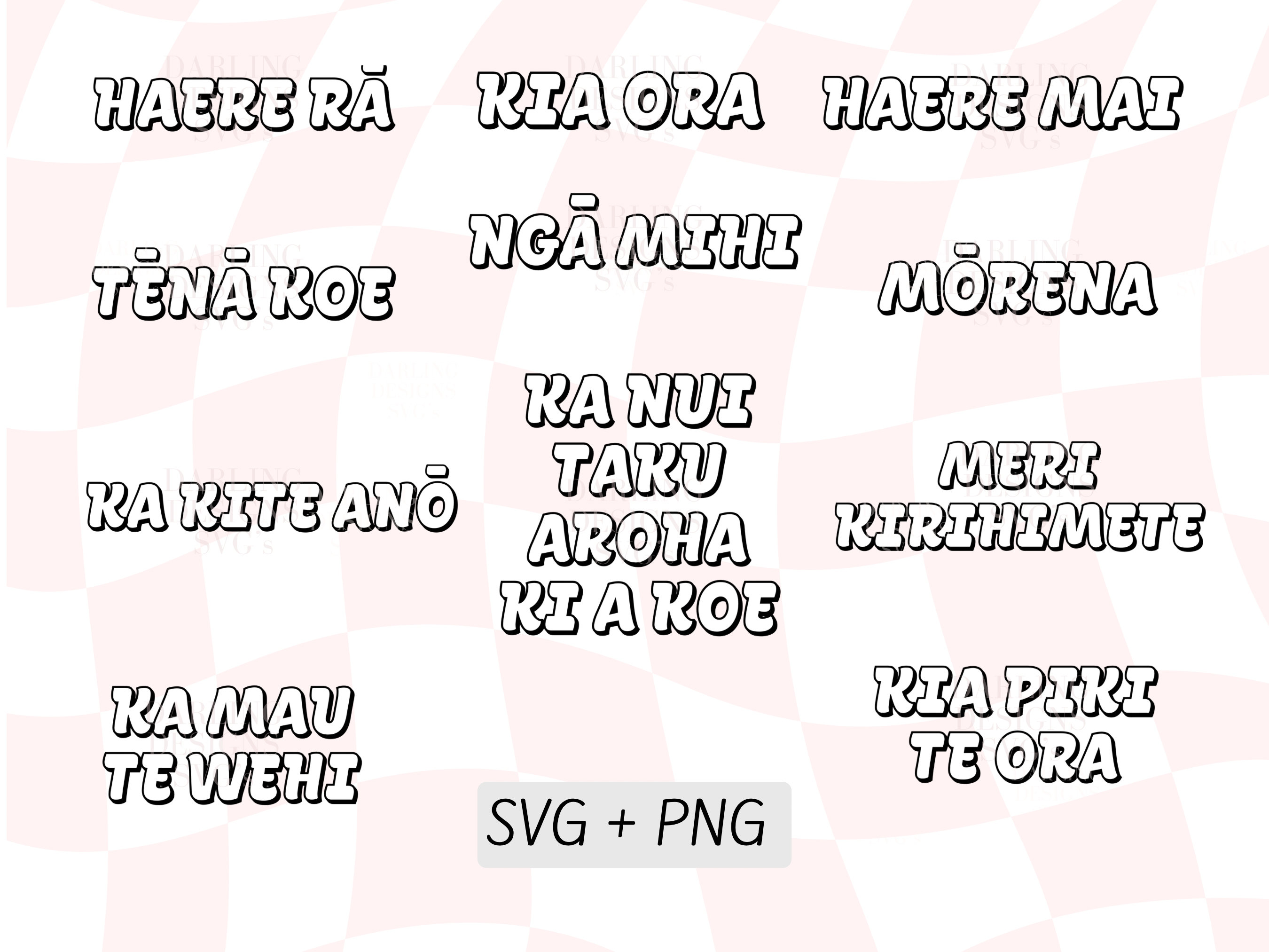 Māori Greeting Svg Bundle, Maori Sayings, Maori Svg File, Māori Art ...