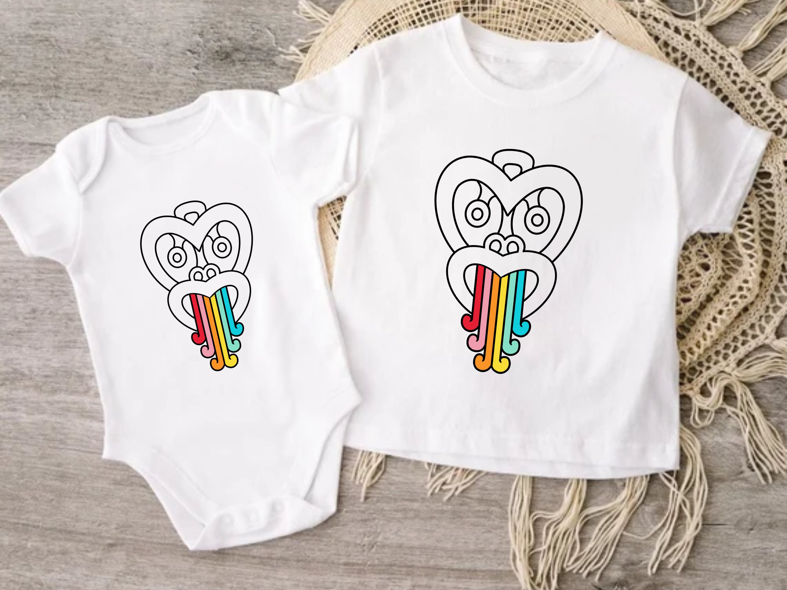 Colourful Taniwha Head SVG, Māori Taniwha With Rainbow Tongue Png ...