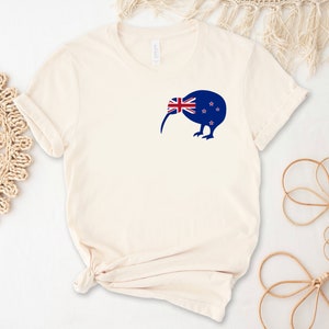 New Zealand Flag Kiwi SVG, Blue and Red Kiwi, New Zealand Art, Aotearoa ...