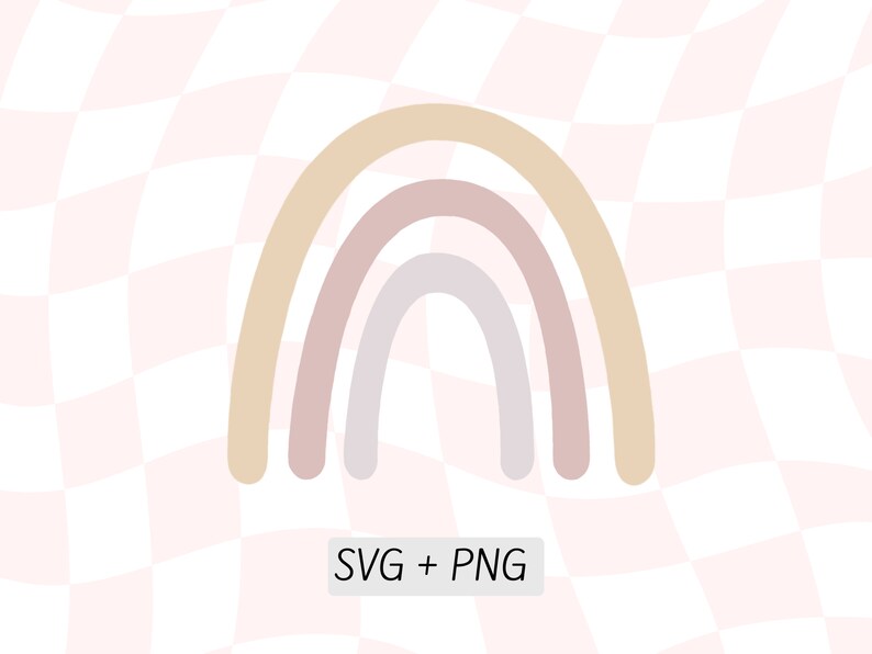 Pastel Rainbow SVG, Rainbow SVG PNG, Rainbow Collection, Boho Aesthetic ...