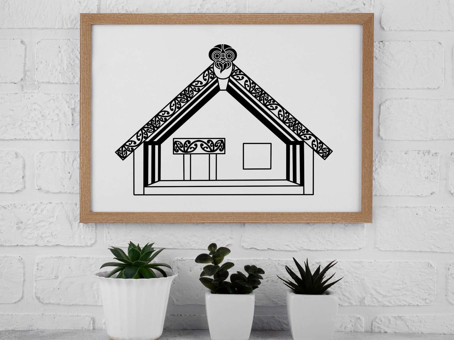 Māori Marae SVG, Outline of Marae Design, Koru Svg File, Māori Art Png ...