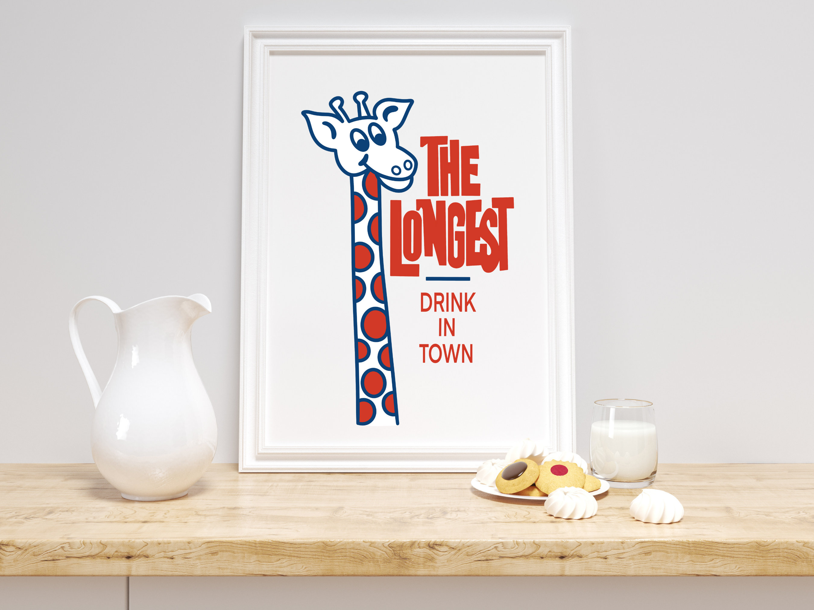 The Longest Drink in Town SVG, New Zealand Kiwiana Clipart, Milkshake ...