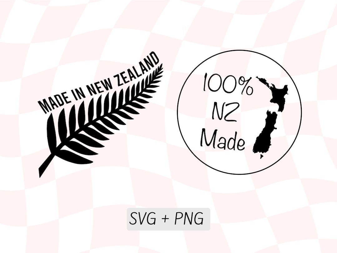 Made in New Zealand Svg, 100% NZ Made Svg File, Nz Icon, Nz Png ...