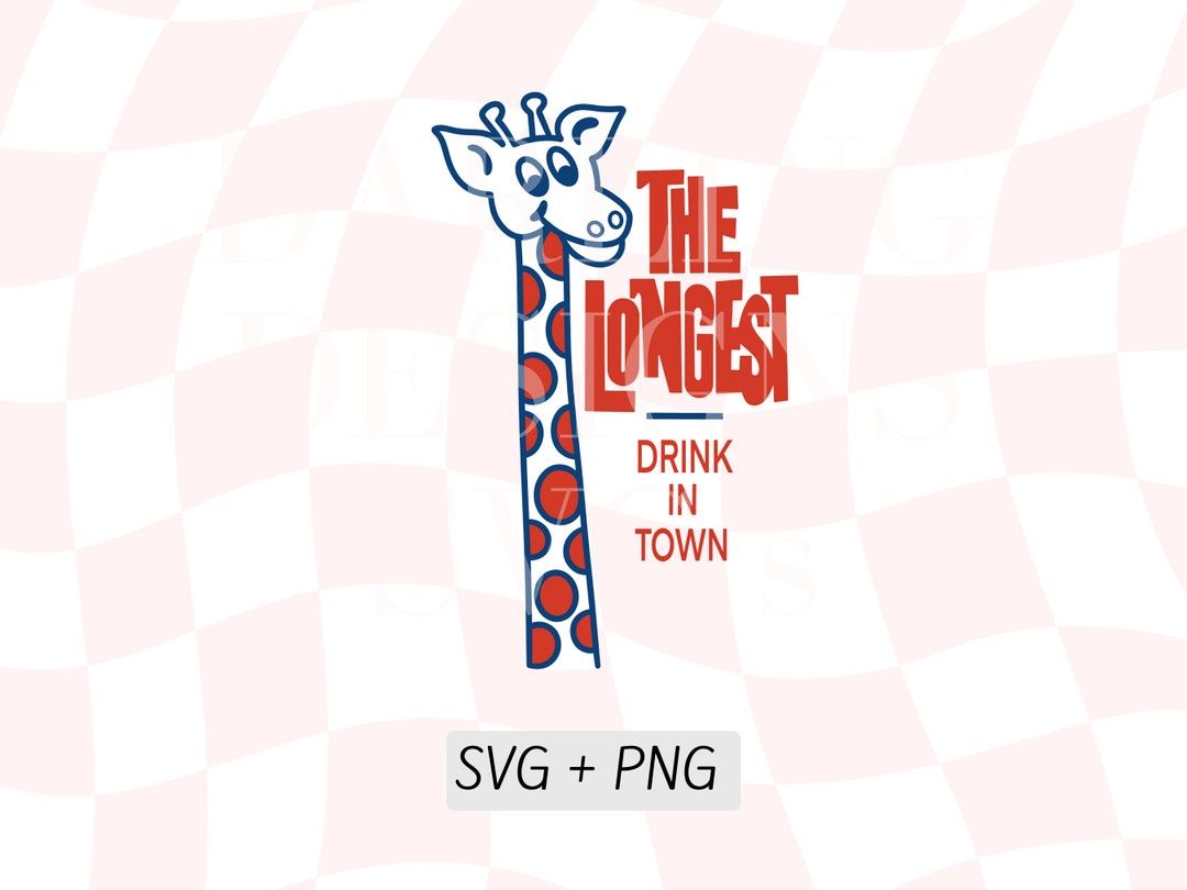 The Longest Drink in Town SVG, New Zealand Kiwiana Clipart, Milkshake ...