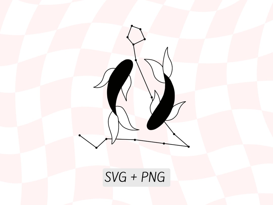 Pisces SVG, Astrology SVG, Zodiac PNG, Horoscope Svg, Pisces Sign Svg ...