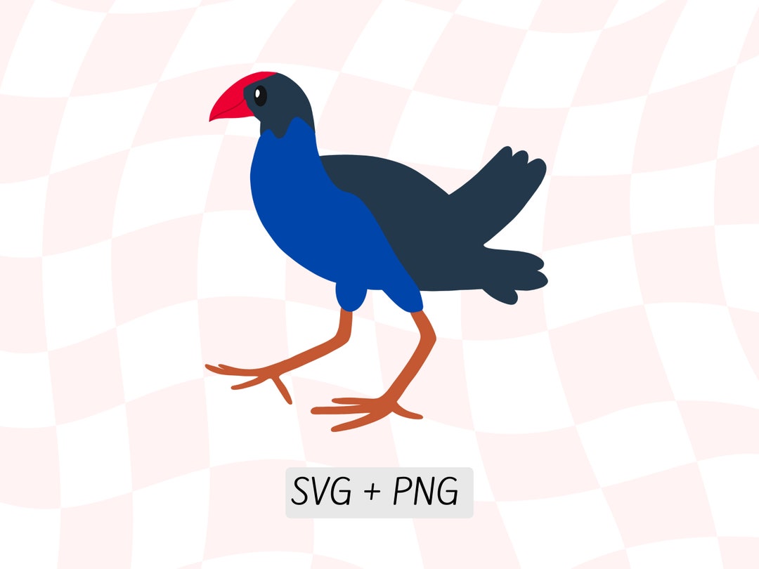 Pukeko Bird SVG, New Zealand Kiwiana, Nz Icons PNG, Pukeko Clipart, Nz ...