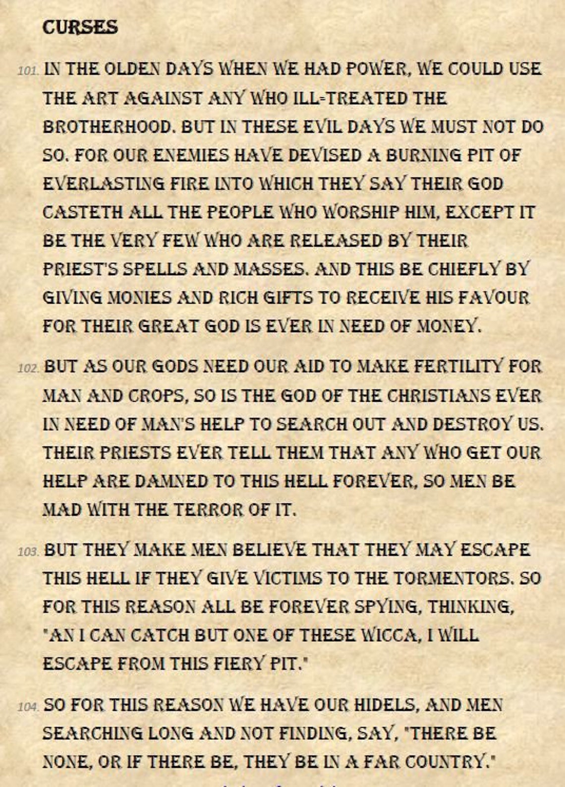 161 Laws of Wicca - "rules of the Witch" - Digital Ebook - PDF - 22 ...