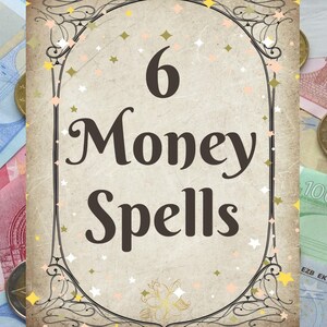 Set of 6 Money Spells - Book of Shadows | Bos | Grimoire | Magic ...