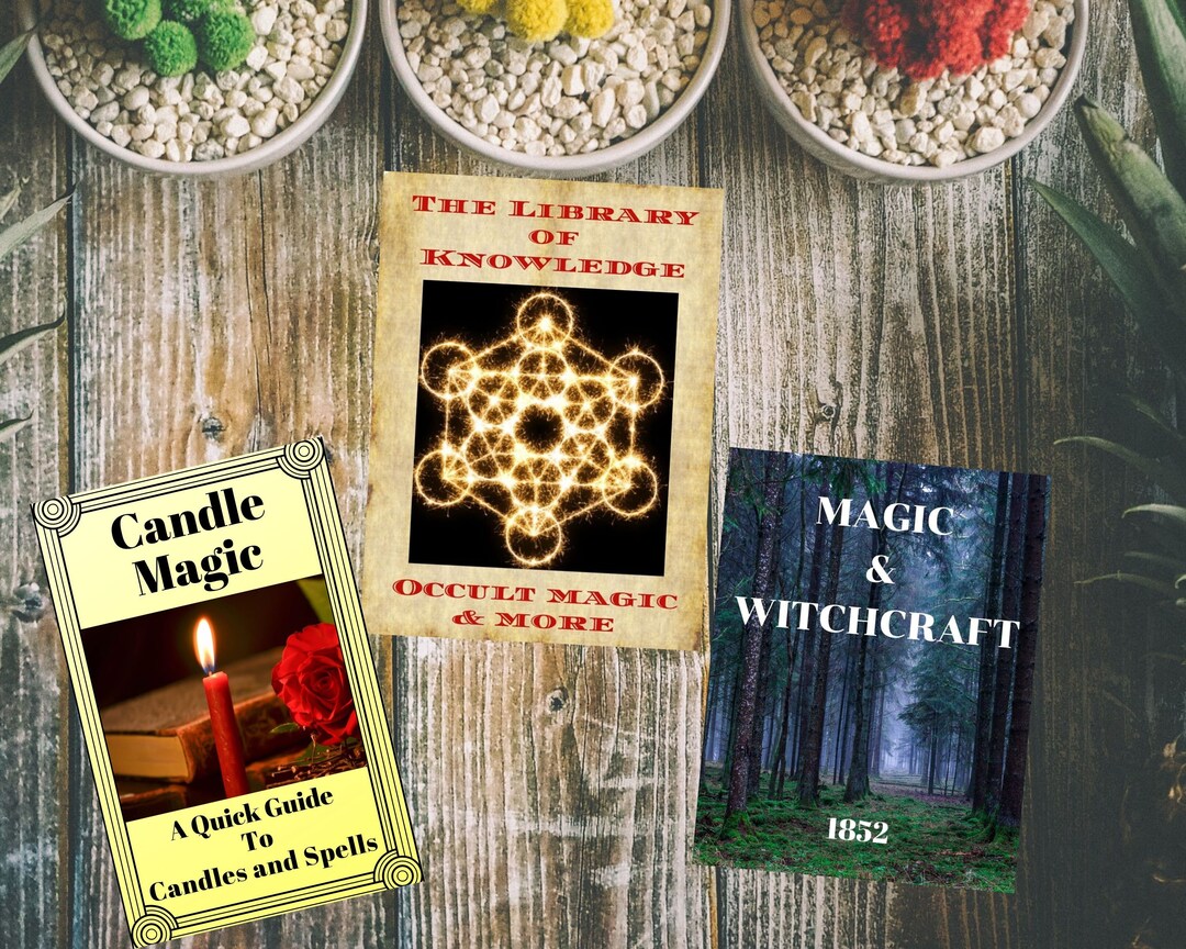 Collection of 3 Witchcraft Books - Digital Ebooks - PDF - Magic ...