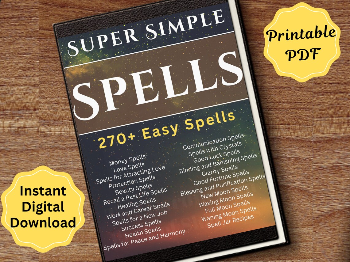 Super Simple Spells | Over 270 Easy Spells for Money Love Protection ...