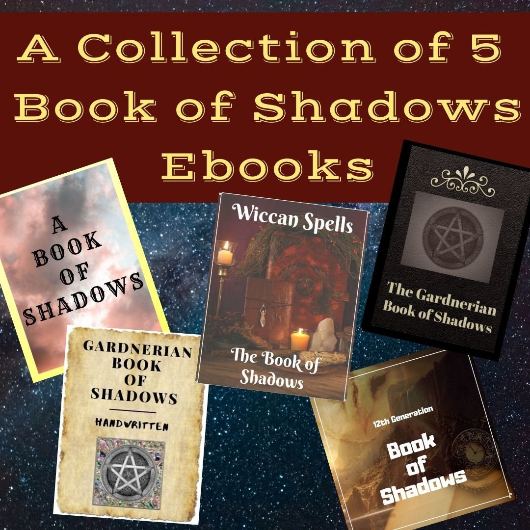 Collection of 5 Book of Shadows Witchcraft - Etsy