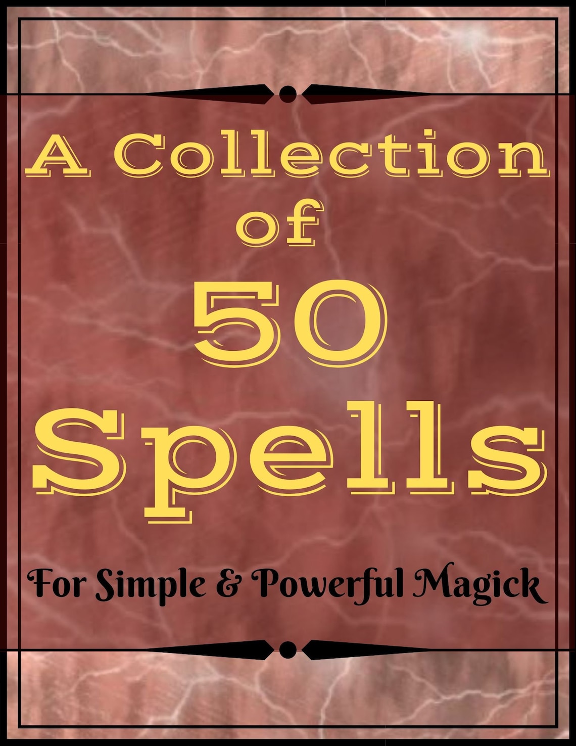 Best Magic Spell Book Easy Fast Spells a Collection of 50 Spells for ...