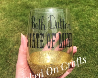 Beth Dutton Glass - Etsy