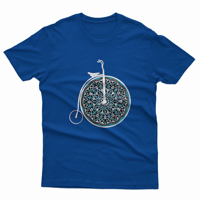 Bike Unisex T-shirt, Graphic Tee, Colorful Tshirt, Persian Design ...