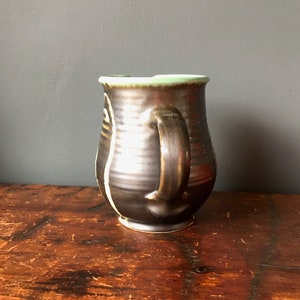 Studio Pottery Pitcher Jug Buckfast Abbey Incised Glaze Green - Etsy