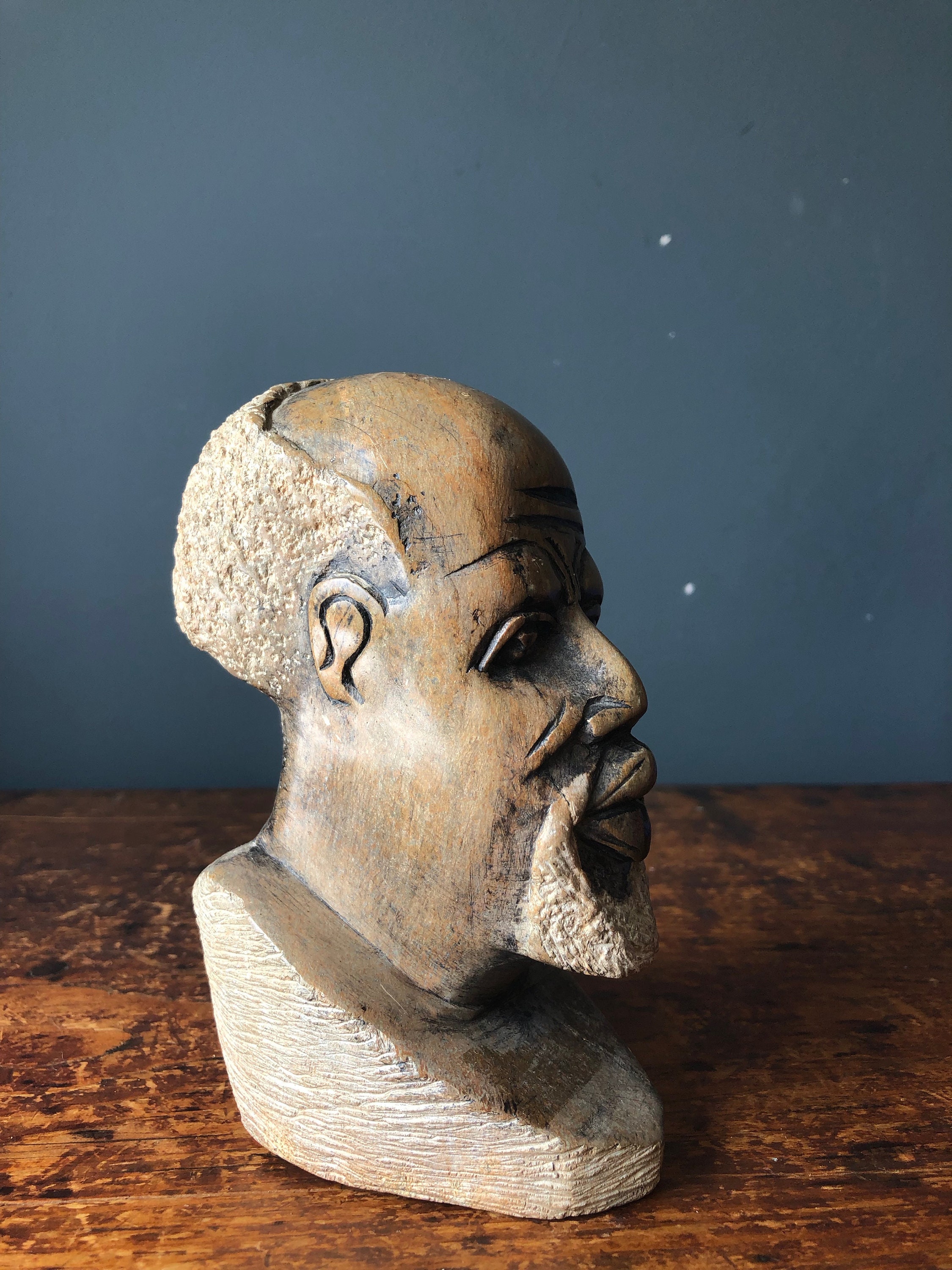 Carved Stone African Head Tribal Art African Elder Bust Shona - Etsy UK