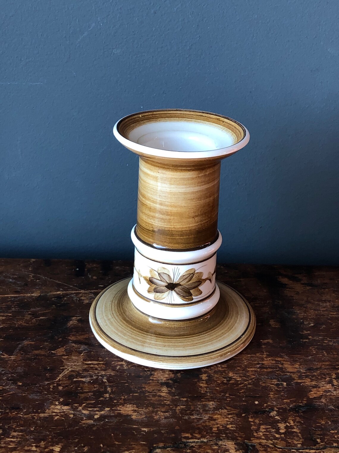 Vintage Jersey Pottery Candlestick Holder Mid Century Studio - Etsy France