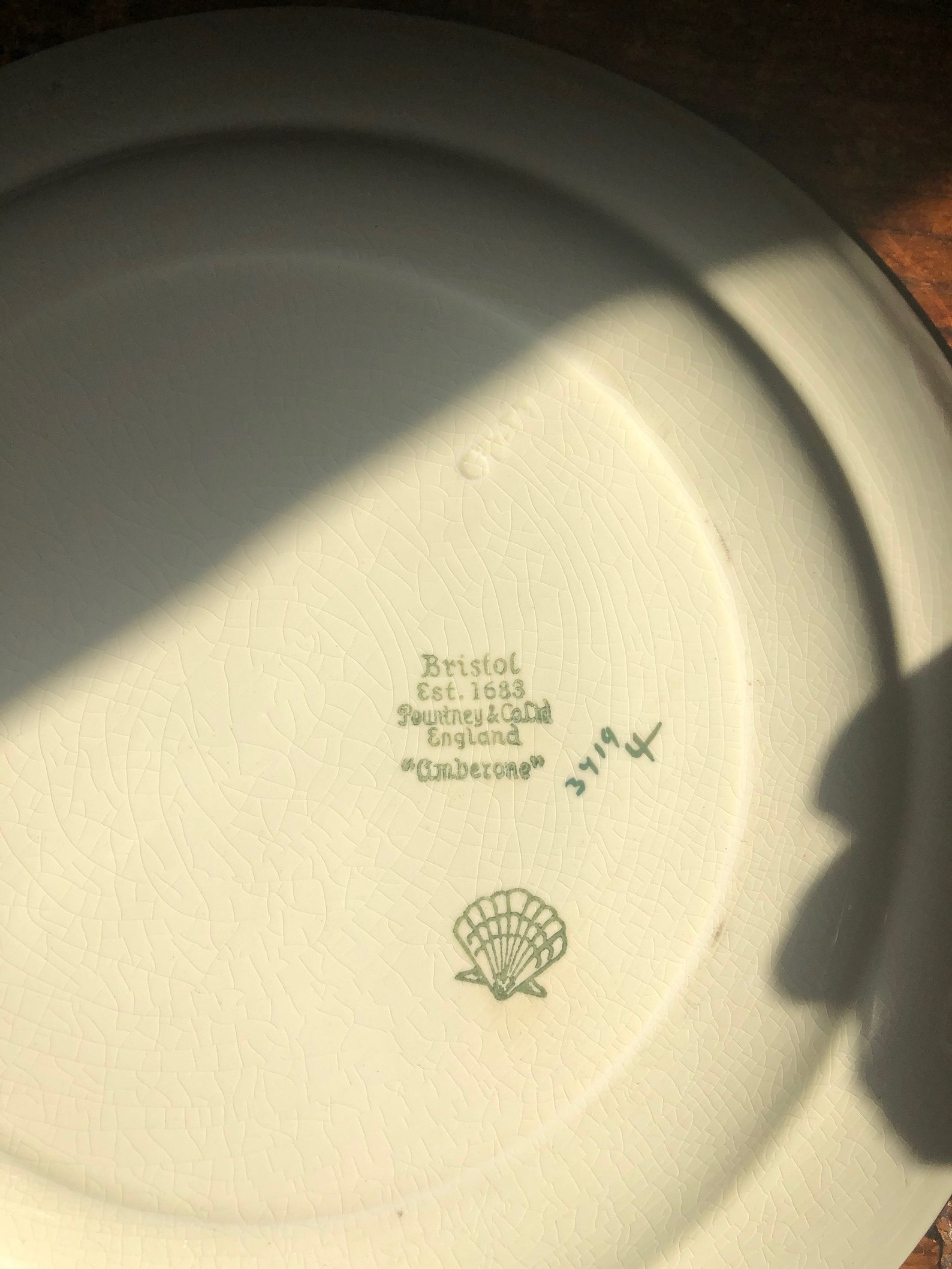 Vintage Pair of Pountney & Co Ltd Plates Amberone Floral - Etsy Australia