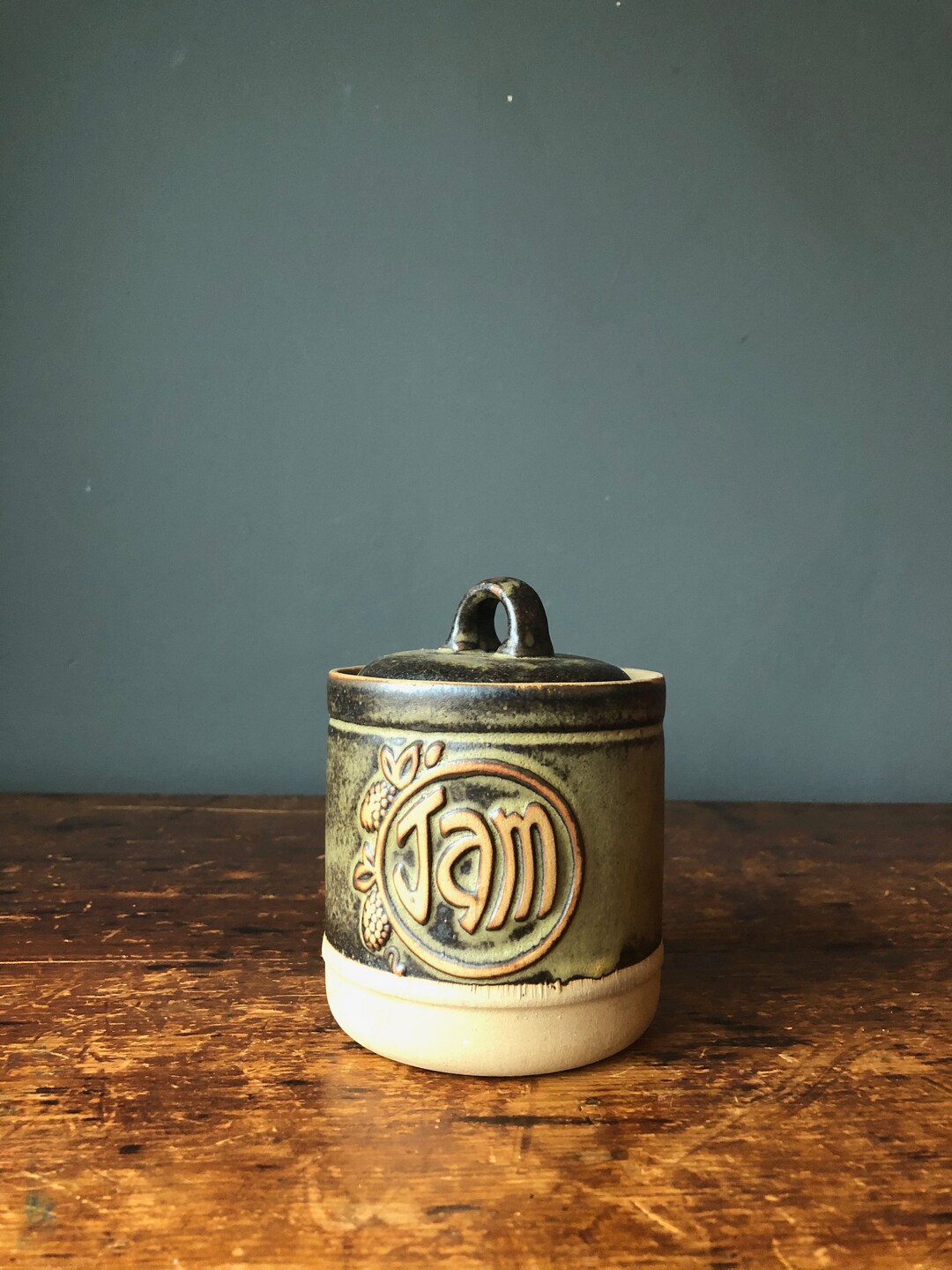 Vintage Stoneware Jam Pot Preserve Pot With Lid - Etsy