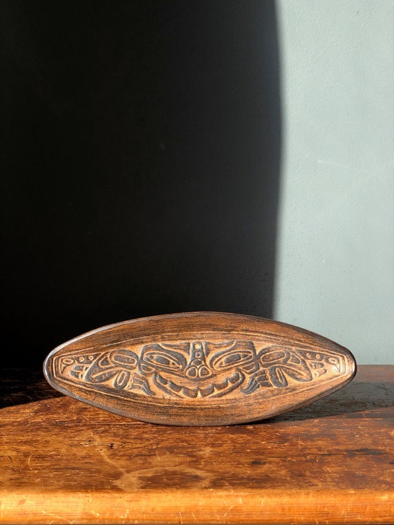 Haida Sea Monster Wasco Dish Mid Century British Columbia | Etsy