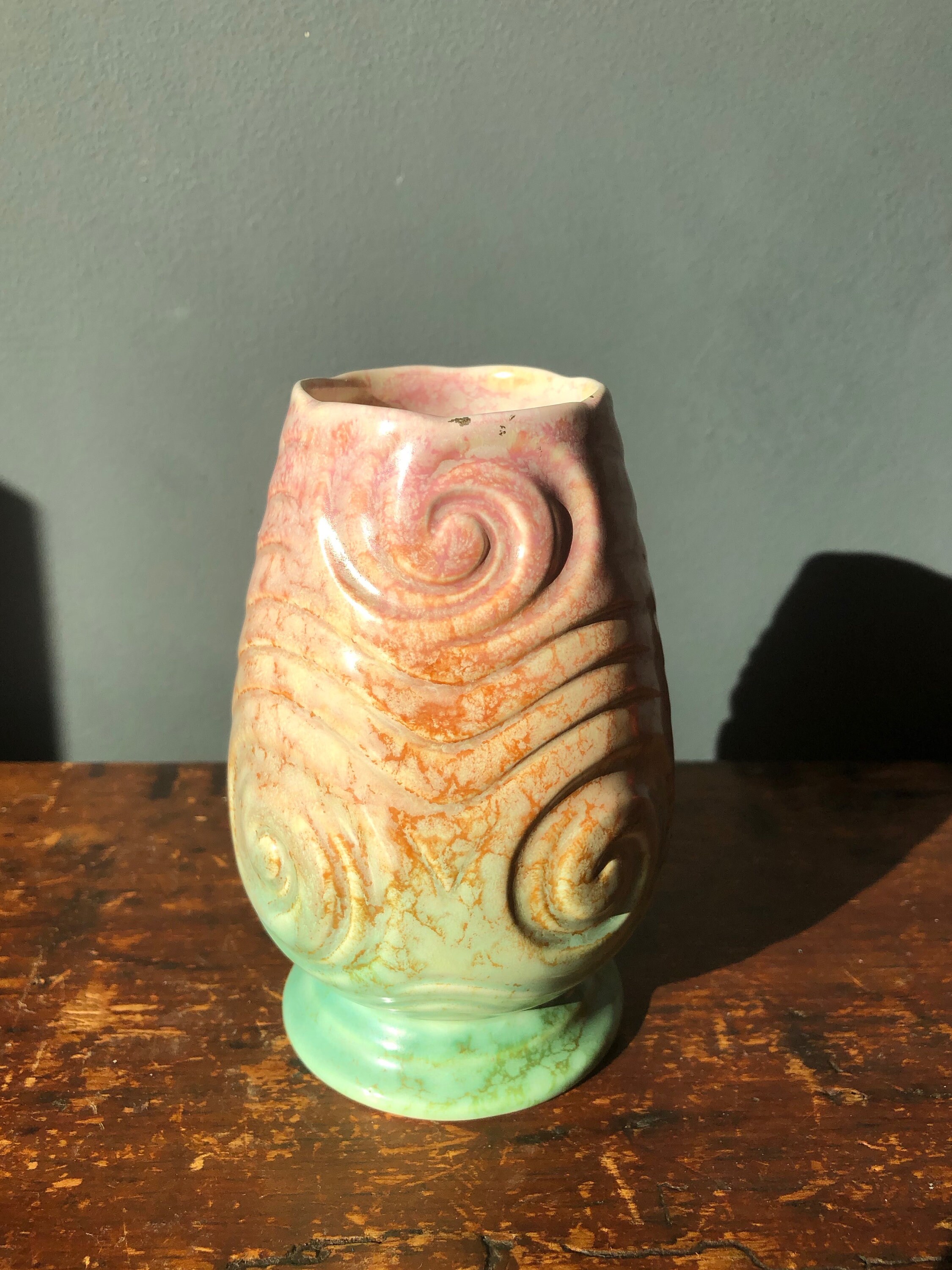 Vases Home & Living Beautiful Sylvac Vase pattern 675 Marble Effect ...