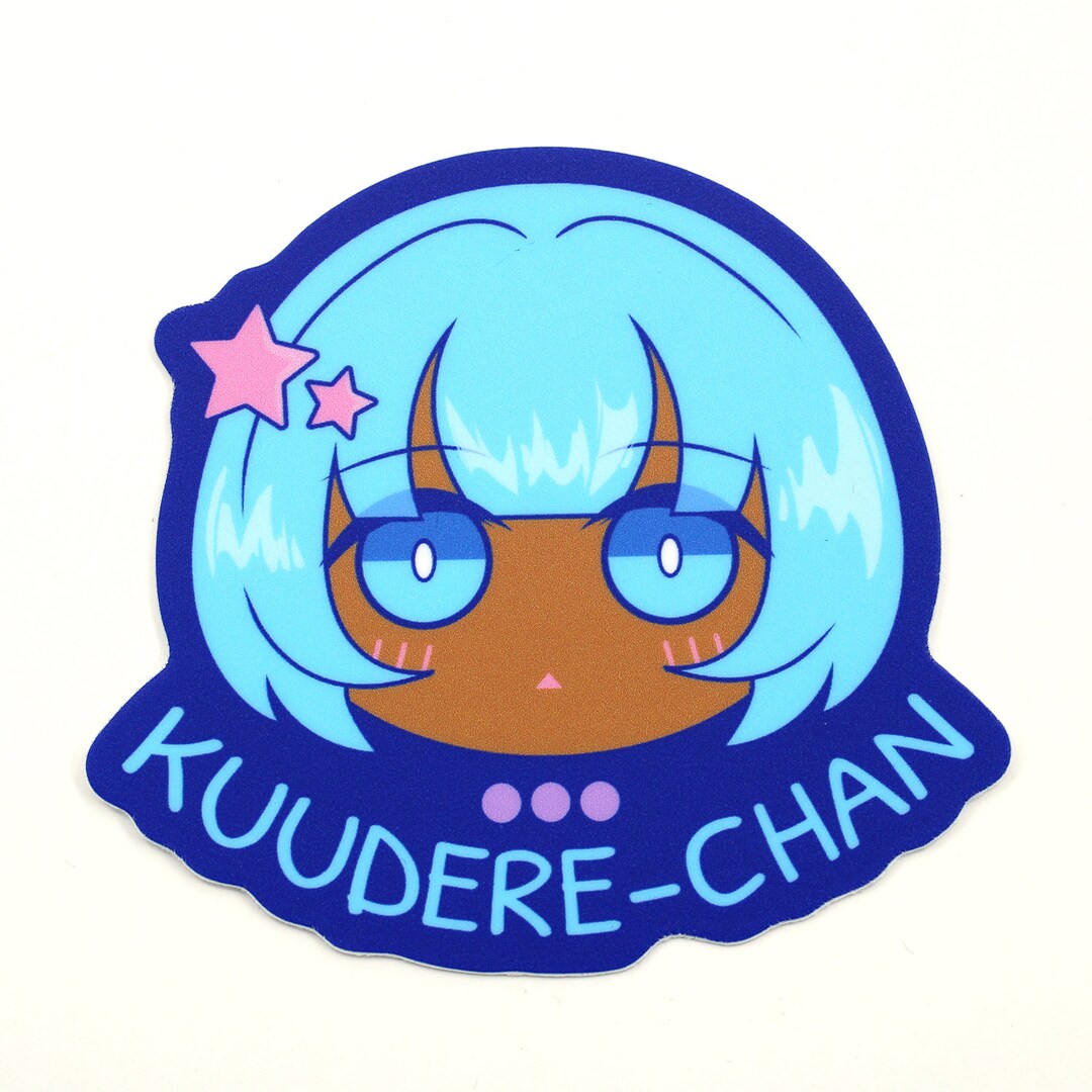 Kuudere Sticker Dere Kuudere-chan Kudere 3-inch Vinyl Matte Waterproof ...
