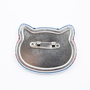 Nonbinary Pride Button Cat Kitty Pan Non Binary Gender Neutral Flag Pin ...