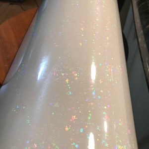 Stars Star Holographic Transparent Self Adhesive Film Small Sheet ...