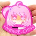 Yandere Sticker Dere Yandere-chan 3-inch Vinyl Matte Waterproof Anime ...