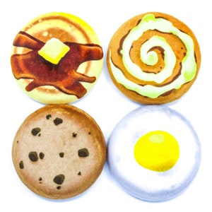 Cinnamon Roll Minky Button | Fidget Toy Bun Soft Squishy Safety Pin | 2 ...