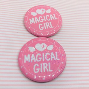 Magical Girl Button Anime Manga Mahou Shoujo Badge 1.5 Pinback Pin Back ...