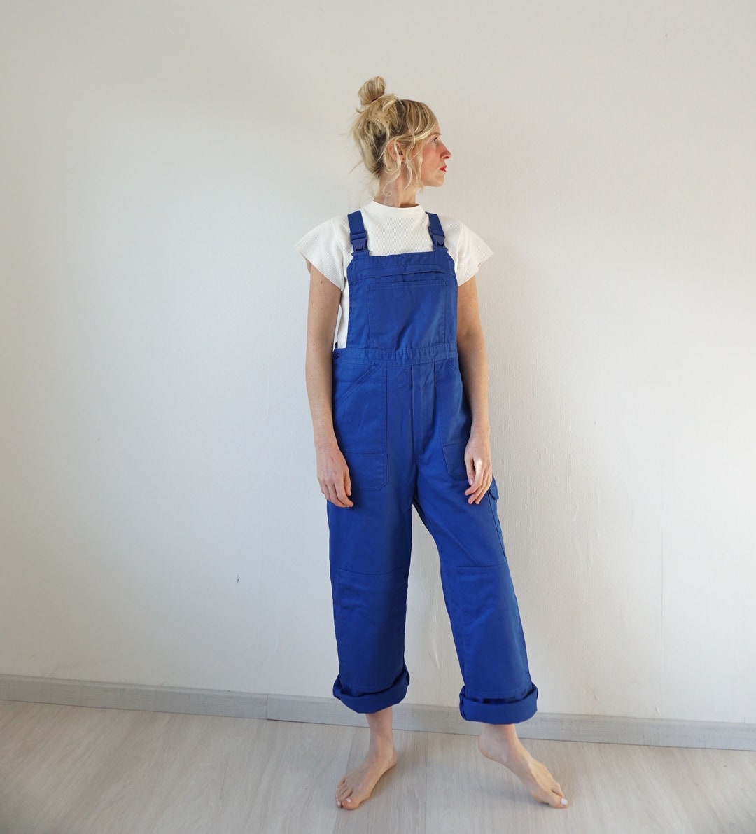 Vintage Indigo German Workwear Overalls | French Chore Overalls ...