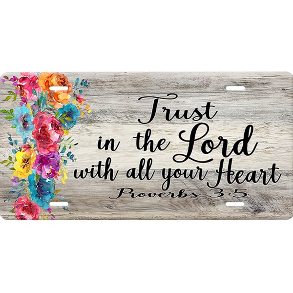 Bible License Plate - Etsy