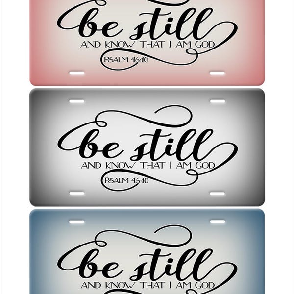 Bible License Plate - Etsy