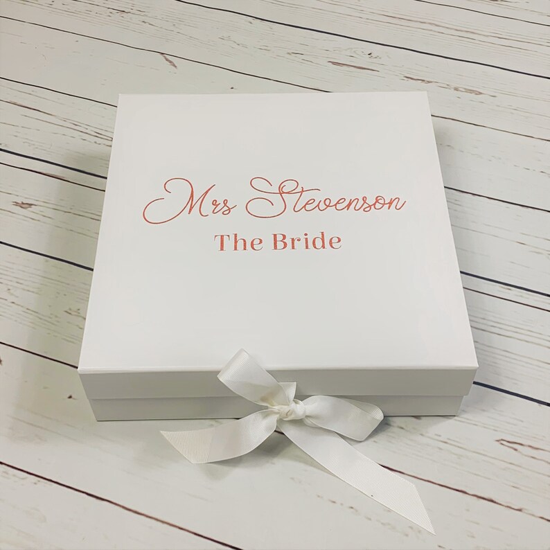 Personalised Luxury Gift Box Bride Mother of the Bride Maid of | Etsy