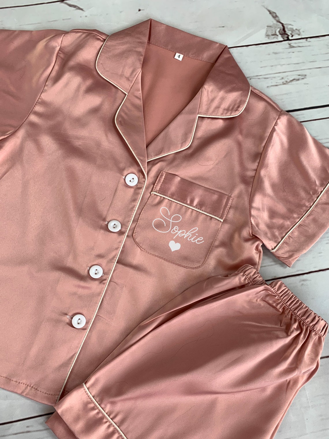 Personalised Birthday Pjs Pyjamas Satin When I Wake up Girls - Etsy UK