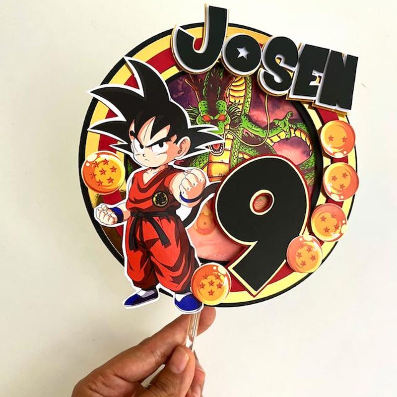Goku Cake Topper - Etsy