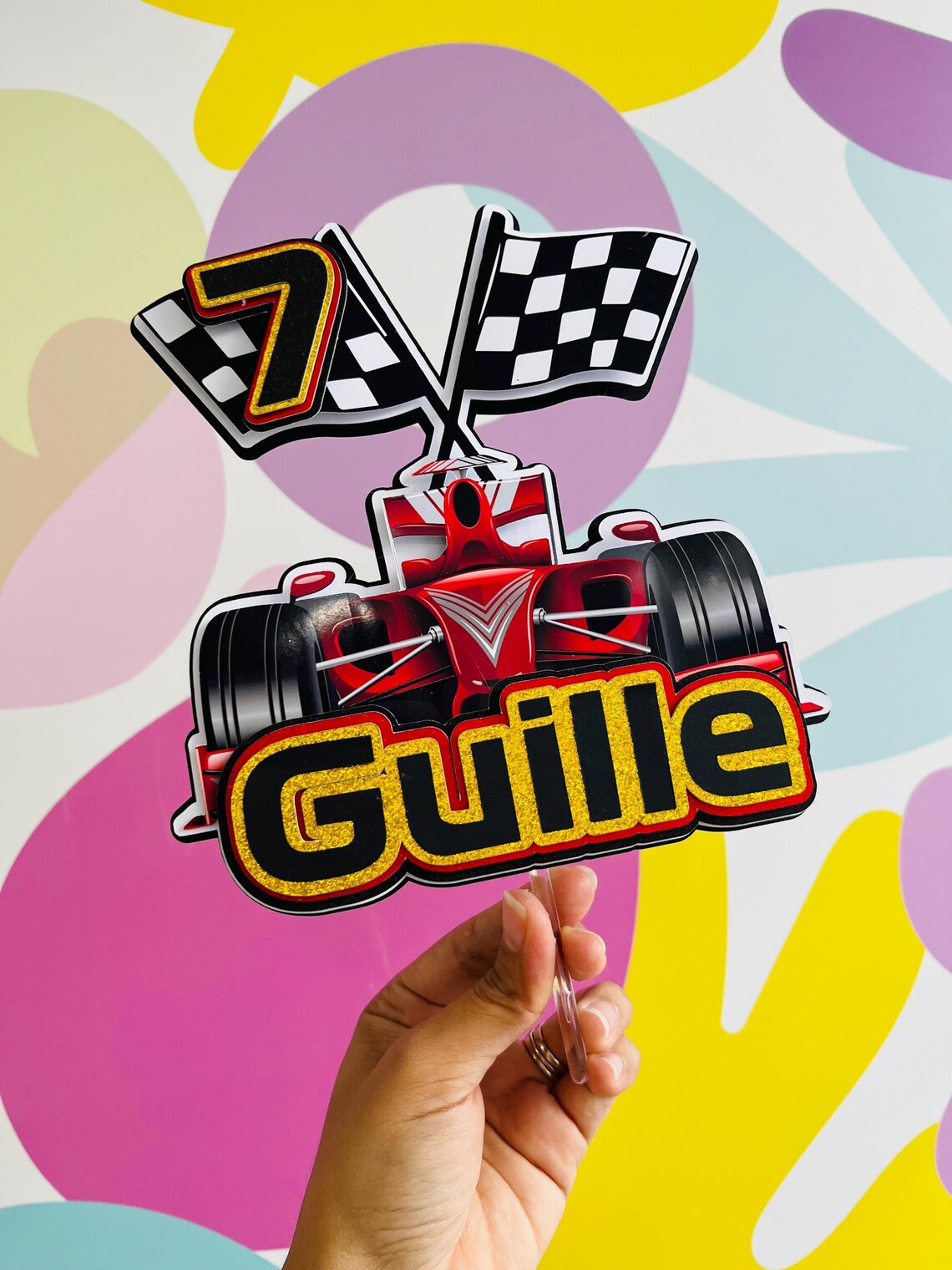 Formula 1 Cake Topper Design - Etsy