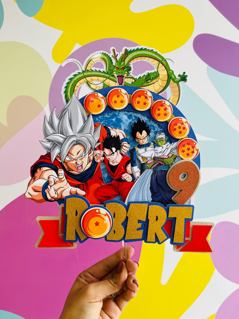 Dragon Ball Cake Topper - Etsy