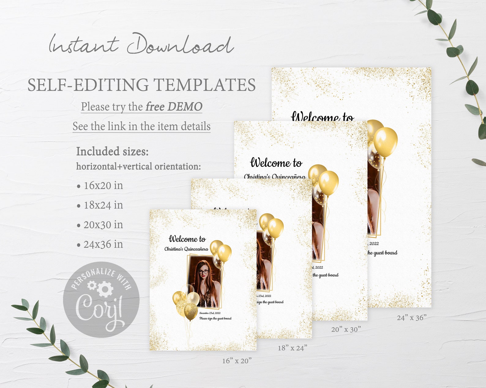 Sweet 16 Sign in Board Signature Board Template Sweet 16 - Etsy