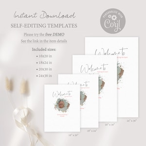 1st Birthday Guest Book Alternative, Photo Welcome Signature Sign, Sign ...