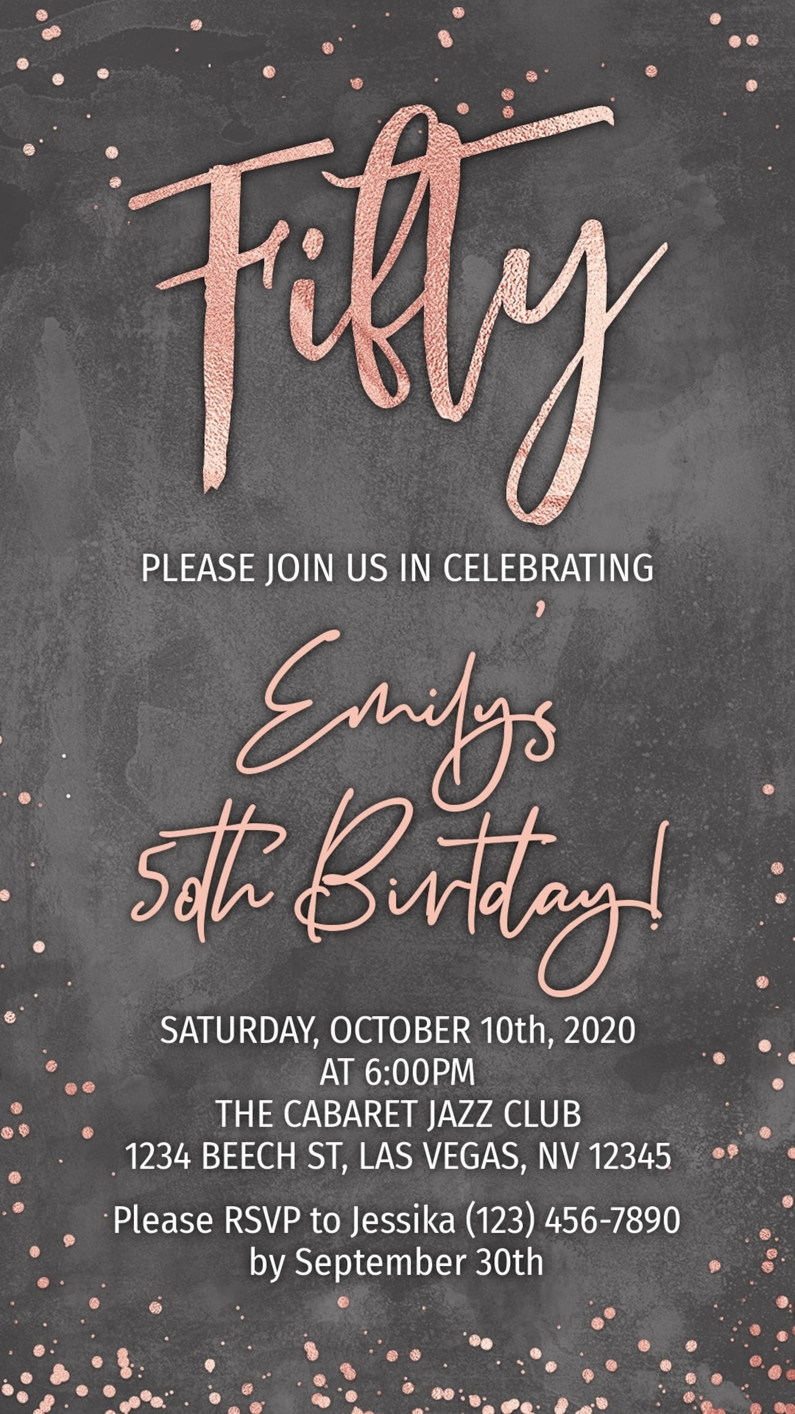 Electronic Birthday Invitation Text Message Invite Digital - Etsy