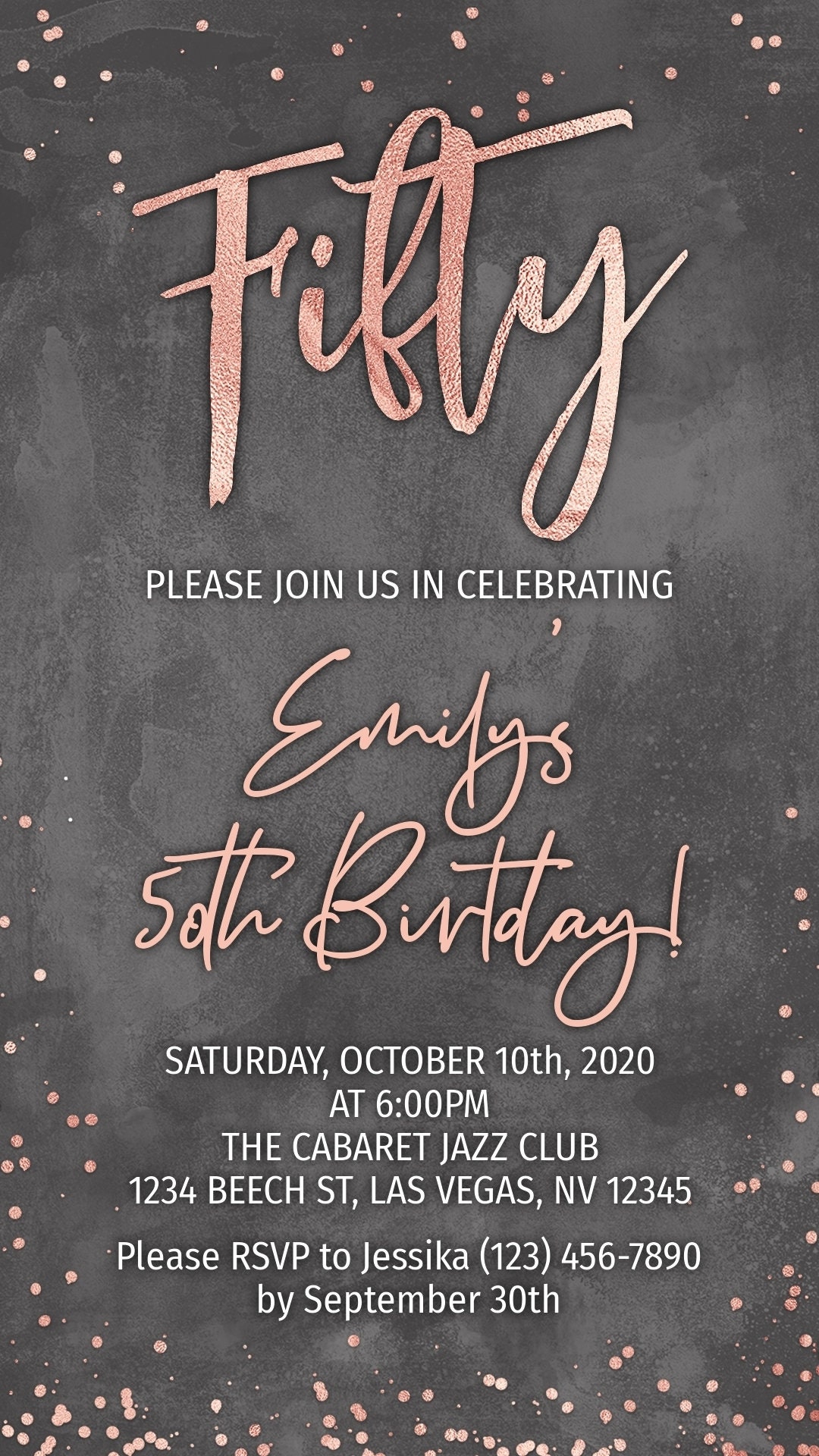 Electronic Birthday Invitation Text Message Invite Digital | Etsy