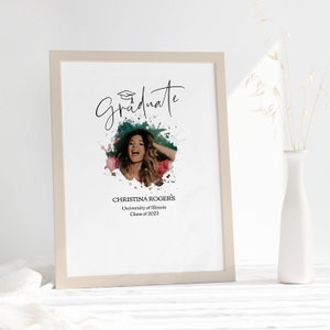 Graduation Signature Board Modern Photo Signature Sign Grad - Etsy