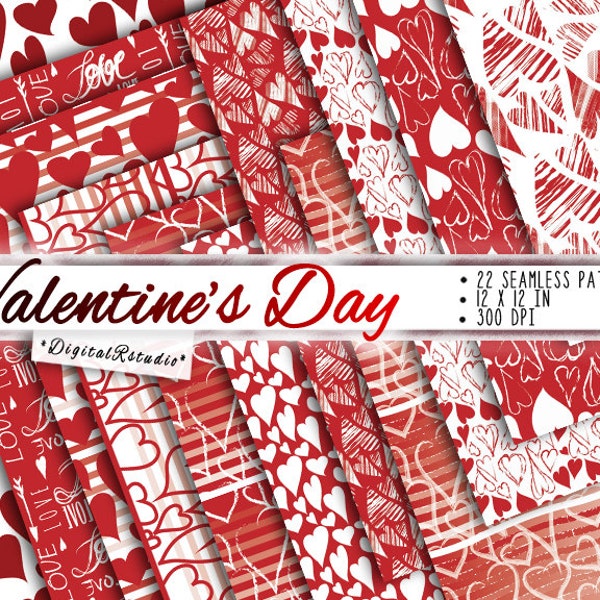 Hearts Wrapping Paper - Etsy