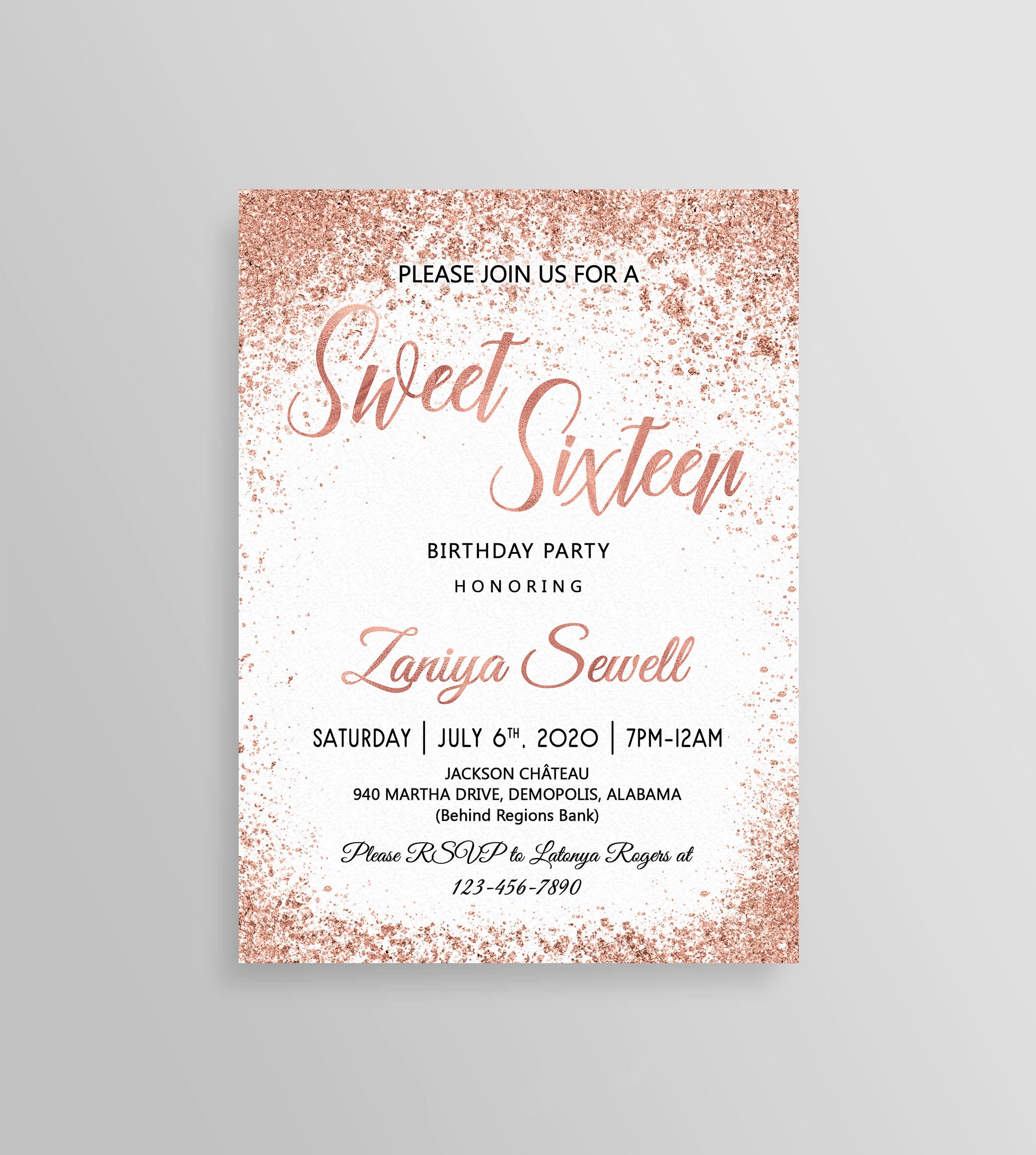Invitations Announcements Paper Black And Gold photo Sweet Sixteen Invitations Announcements Paper Black And Gold photo Sweet Sixteen