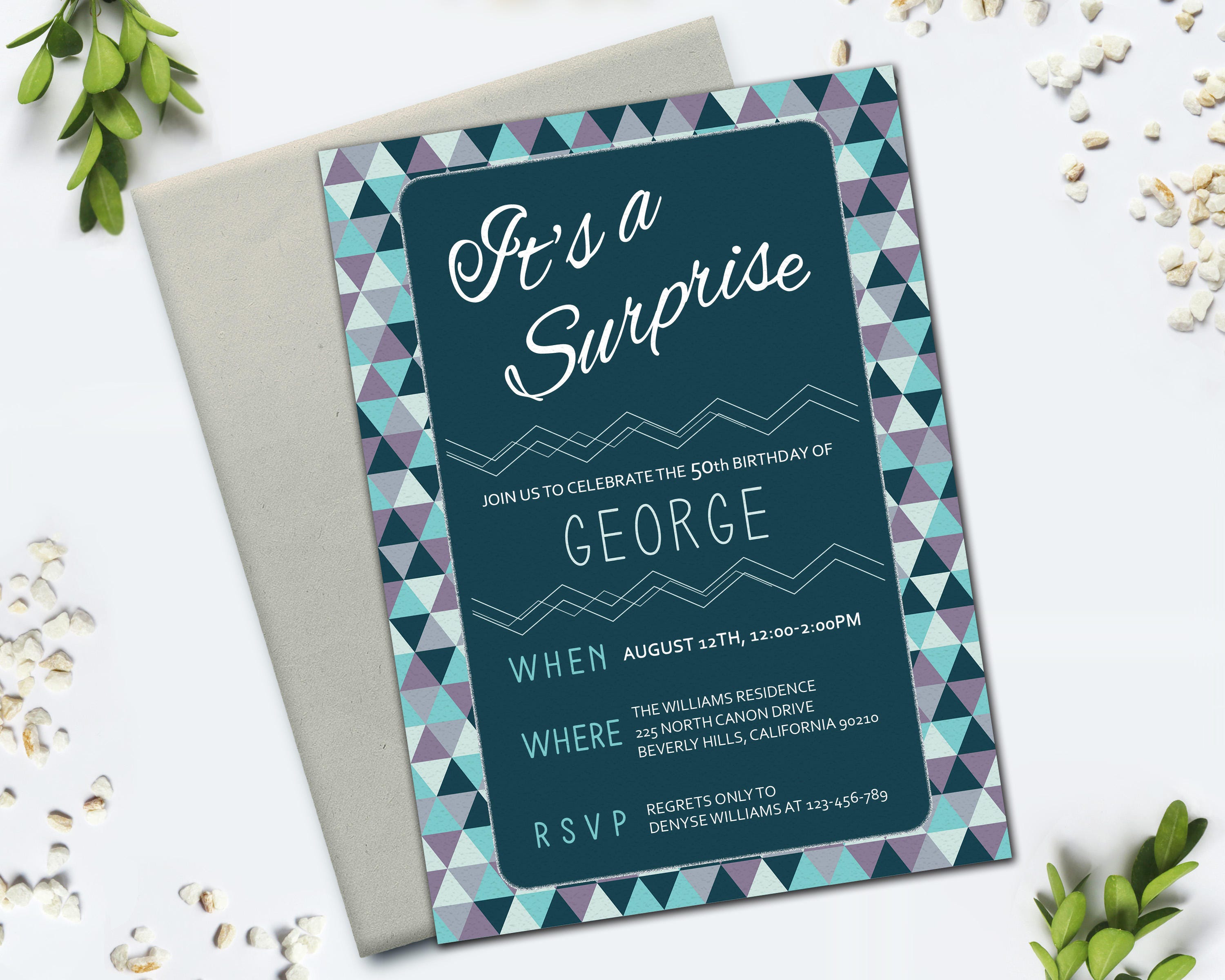 Printable Adult Birthday Party Invitations