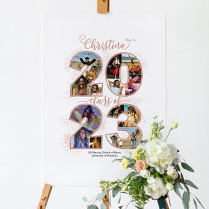 Graduation Signature Board Guest Signing Board With Pictures - Etsy